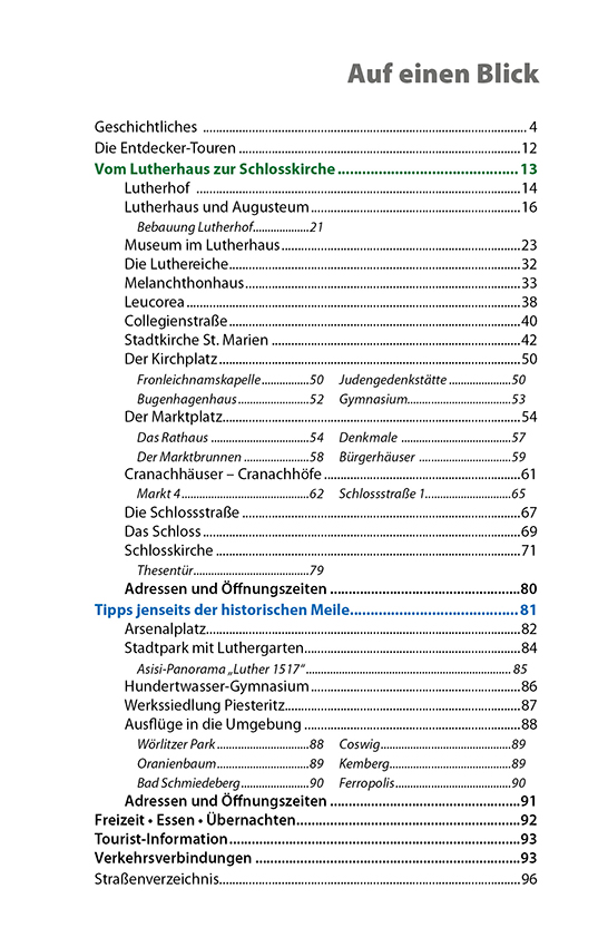 Inhaltsverzeichnis Des Reisef hrers Wittenberg Schmidt Buch Verlag inhaltsverzeichnis-des-reisef-hrers-wittenberg-schmidt-buch-verlag